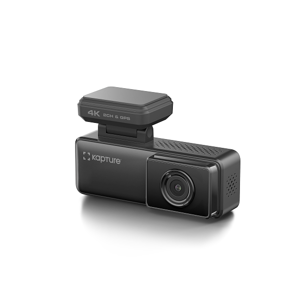 Discreet Dash Camera with front & rear recording, WiFi & GPS – Kapture